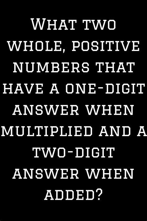 Numbers Added And Multiplied Riddle Mr John Medium