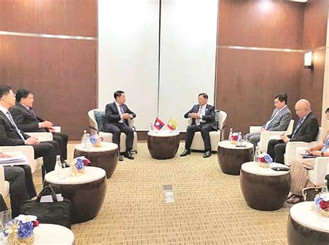 ၉ ကြိမ်မြောက် မဲခေါင် လန်ချန်း ပူးပေါင်းဆောင်ရွက်မှု နိုင်ငံခြားရေး ဝန်ကြီးများ အစည်းအဝေးသို့