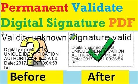 How To Permanent Validate Or Verify Digital Certificate In PDF