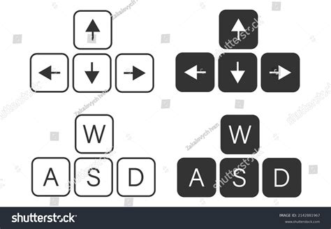 356 Wasd icon 图片库存照片和矢量图 Shutterstock