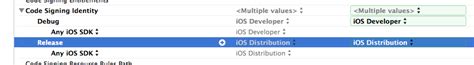 Xcode Doesnt Honor The Ios Distribution Code Signing Entity Setting