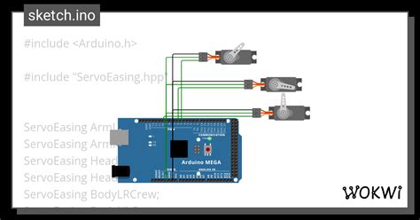 Test Servo Easing Copy Wokwi Esp32 Stm32 Arduino Simulator