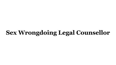 Sex Wrongdoing Legal Counsellor By Fairfax Sex Crimes Lawyer Issuu