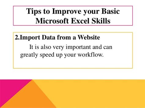Lesson 3 Basic Skills On Microsoft Excel