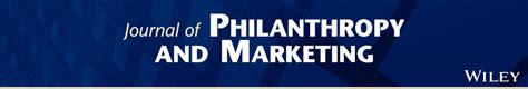 Journal Of Philanthropy And Marketing On Linkedin Donation