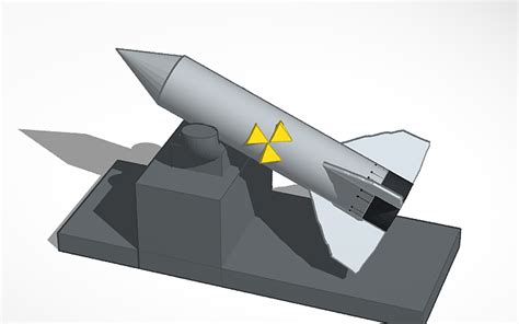 3d Design Nuclear Missile Tinkercad