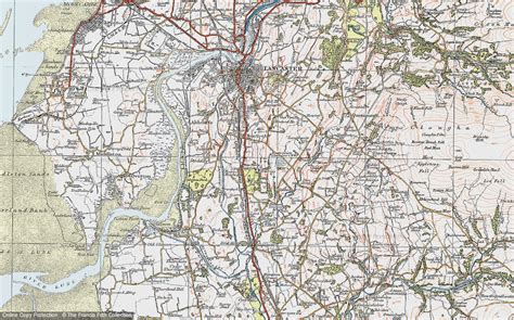 Historic Ordnance Survey Map Of Bailrigg 1924