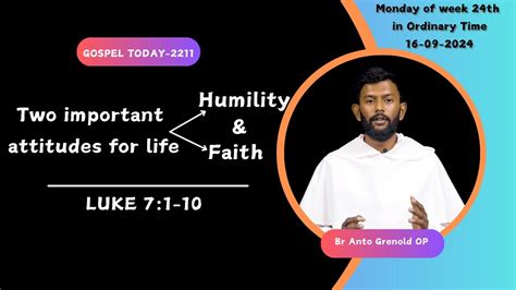 Gospel Today 16092024 Reflection 2211 Br Anto Gernold Op Luke