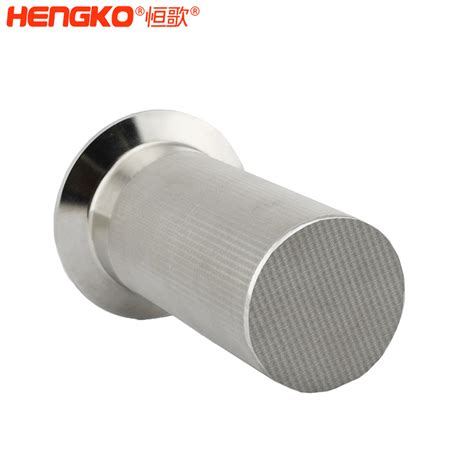 耐高温可定制微米多孔丝网粉末烧结304 316 316l不锈钢金属滤芯滤可重复使用 过滤系统用 恒歌科技hengko