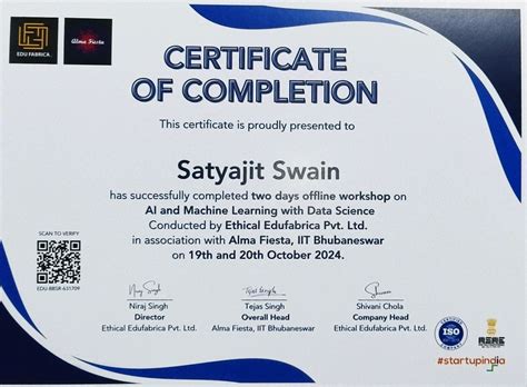 Satyajit Swain On Linkedin Datascience Ai Machinelearning Iitbhubaneswar Almafiesta