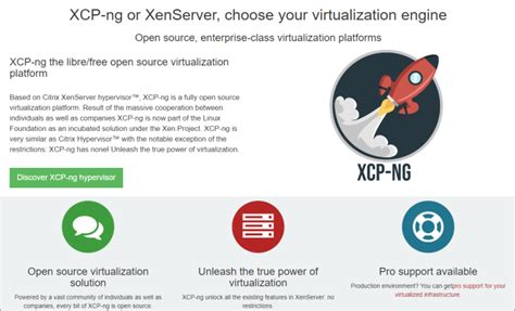 XCP NG Virtualization Platform With Management By Xen Orchestra ESX Virtualization