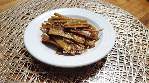 우엉조림 밑반찬 만들기