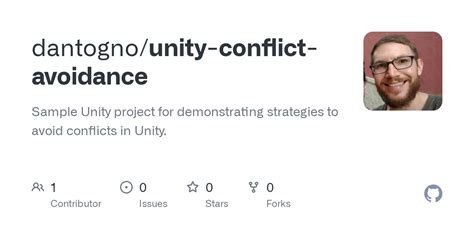 Github Dantognounity Conflict Avoidance Sample Unity Project For