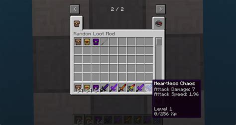 Random Loot Mod Minecraft Mod