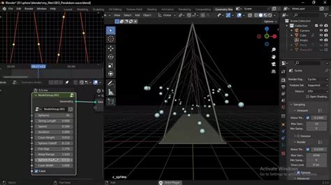 Pendulum Waves In Geo Nodes Rblender