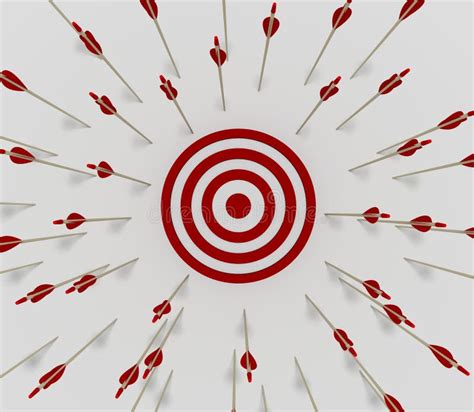 Arrows Missing Target Stock Illustration Illustration Of Lose 7361557