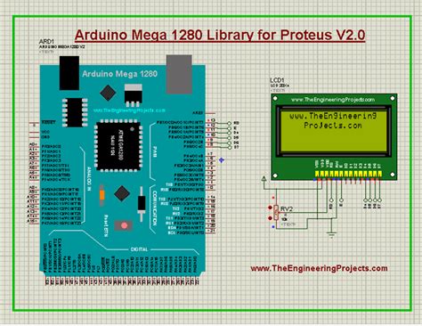 Arduino Mega Library For Proteus V The Engineering Projects