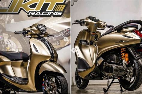 Referensi Modif Yamaha Grand Filano Hybrid Connected Gaya Racing