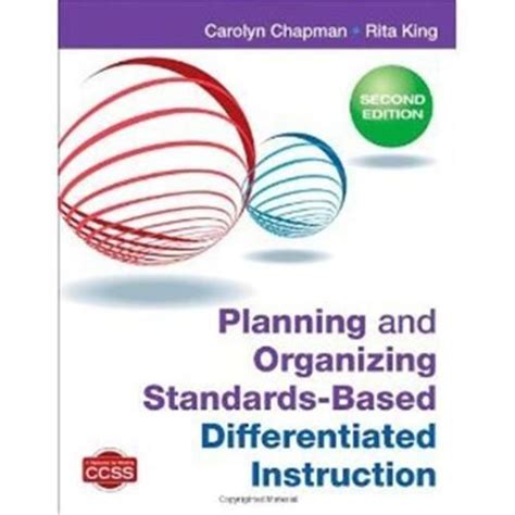 Standards Based Instruction Differentiated Instruction How To Plan