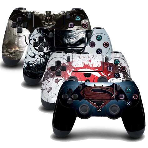 4pcs Ps4 Batman Controller Skin Sticker
