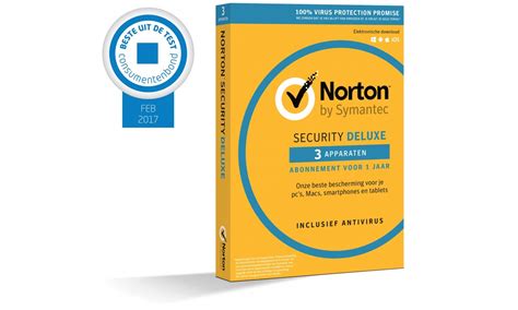 Norton Security Deluxe Devices Jaar Verleng Norton Internet Security