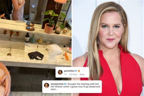 Amy Schumer Poses Completely Nude To Show Off C Section Scar As Pals Nicole Richie And Paris