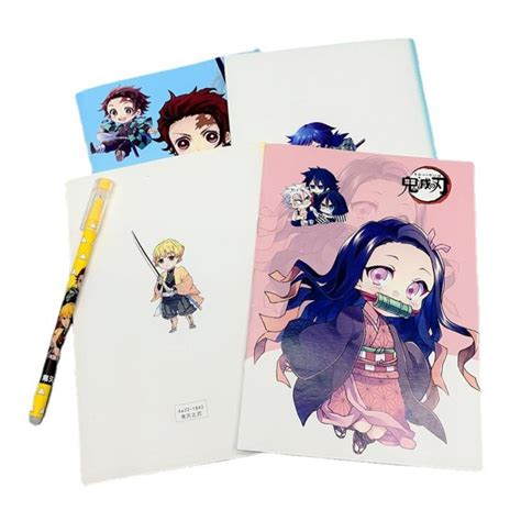 A5 Anime Demon Slayer Kimetsu No Yaiba Kamado Tanjirou Nezuko Notebook