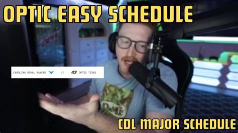 Scump Reacts To Optic Getting The Easiest Mw3 Schedule Cdl Major I