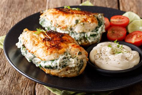Pechugas de Pollo Rellenas de Espinaca Recetas Nestlé