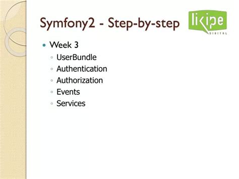 Ppt Symfony2 Step By Step Powerpoint Presentation Free Download