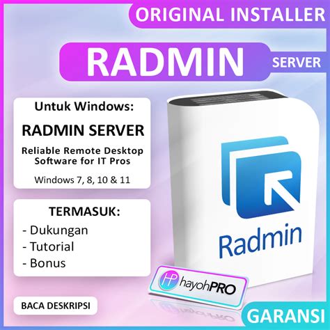 Jual Radmin Radmin Server 3521 Remote Pc Untuk Bekerja Secara
