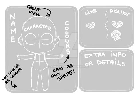 Chibi Ref Sheet By Jannzky On Deviantart