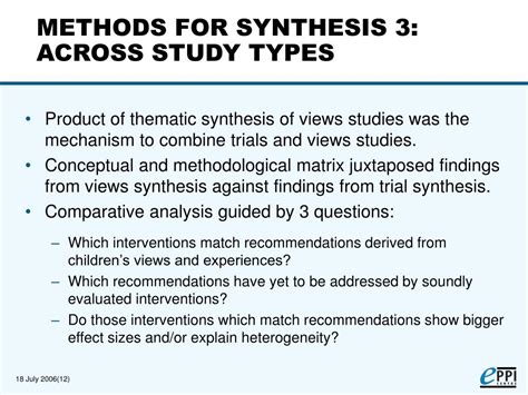 Ppt Mixed Methods Synthesis Powerpoint Presentation Free Download