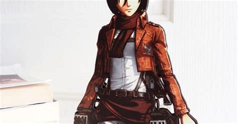 Attack On Titan Mikasa Katsuki Bakugo Ahşap Figür Ahşap Figür Figür