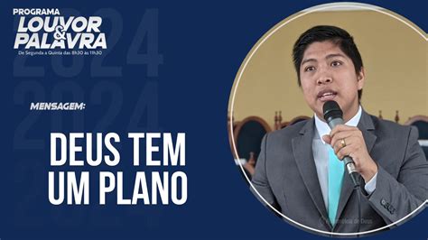 Deus Tem Um Plano Bruno Franco Youtube