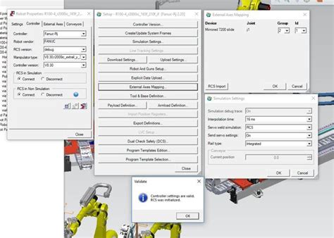 Fanuc Rcs With A Robot On A Rail 7th Axis Ps V14 0
