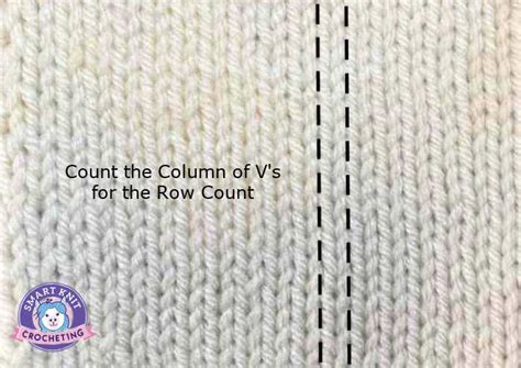 How To Count Knitting Stitches And Rows