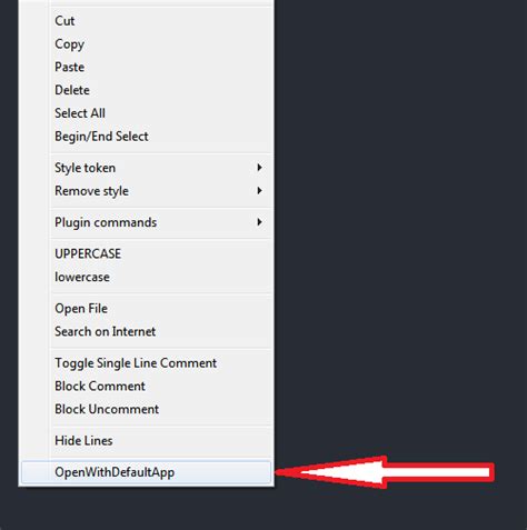 Open Selected File In Default Application Notepad Community