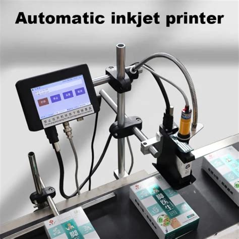 Industrial Coding Mark Printing Automatic Inkjet Printer Online Date Coding Continuous Expiry