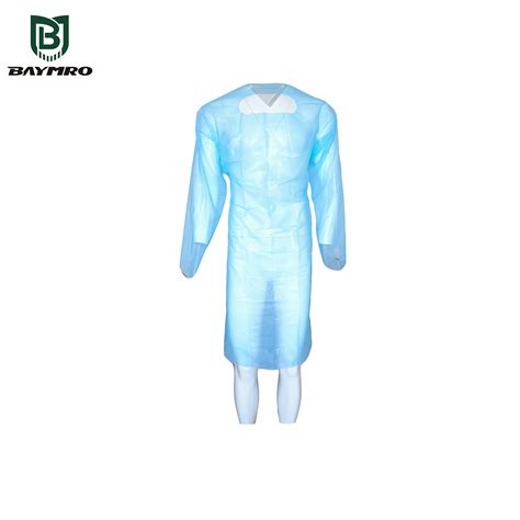Disposable Protective Gown With Thumb Holes Baymro Safety Is The Top