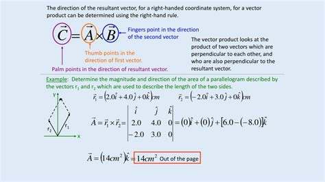 PPT Vector Product Cross Product PowerPoint Presentation Free Download ID