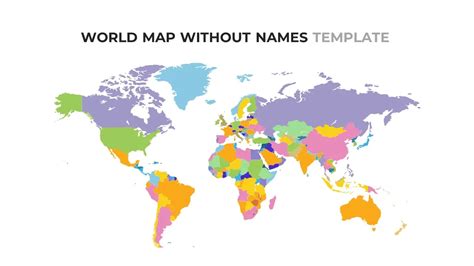 World Map With Country Names