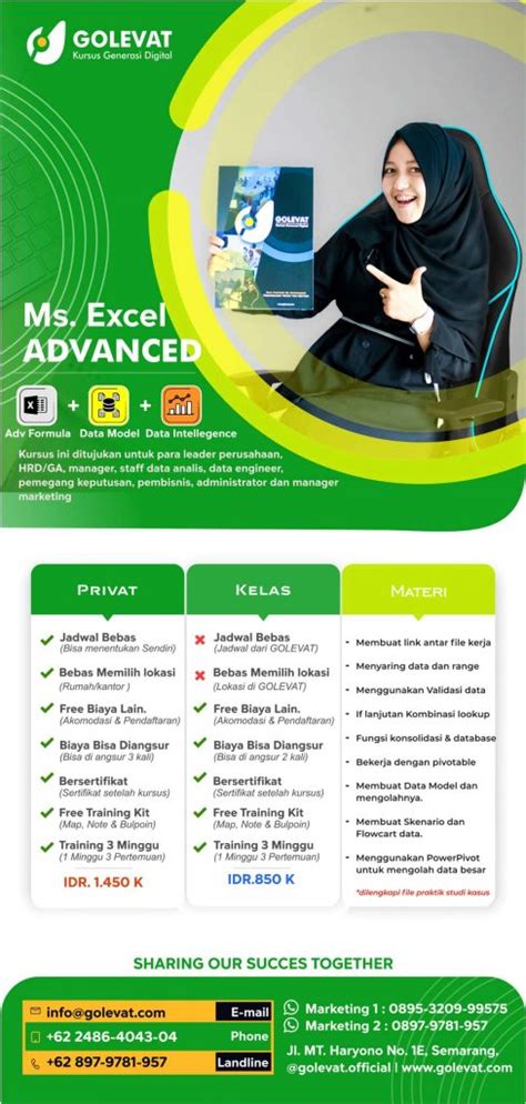 Kursus Komputer Excel Semarang Kursus Komputer Semarang Golevat