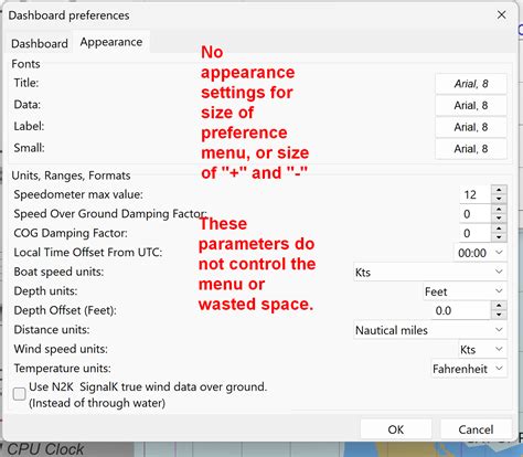 Ui Pi Dashboard Preferences · Issue 2957 · Opencpnopencpn · Github