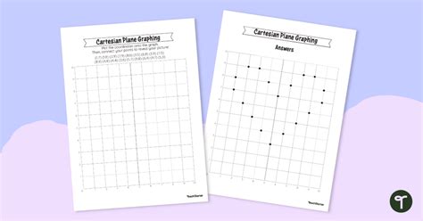 Cartesian Plane Printable Valentines Day Picture Teach Starter