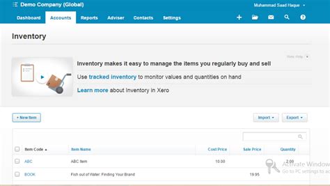 How To Track Inventory In Xero The Usual Stuff