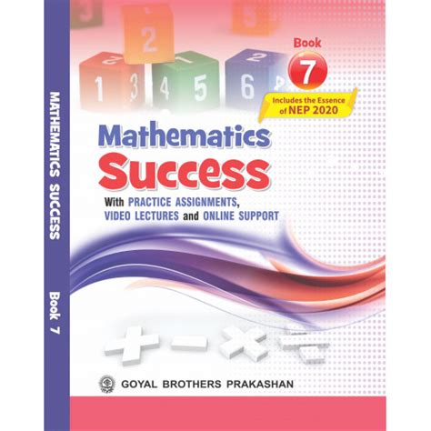 Goyal Brothers Mathematics Success For Class 7 Malik Booksellers