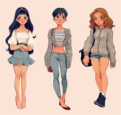 Streetstyle Character Design Digitalart Girls Art And Illustration