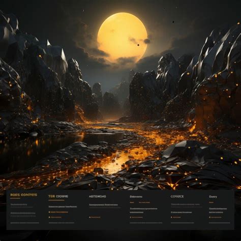 Premium Photo Yellow Abstract Sci Fi Ui Ux