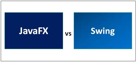 Javafx Vs Swing Comparaison Tonnante Que Vous Devriez Apprendre